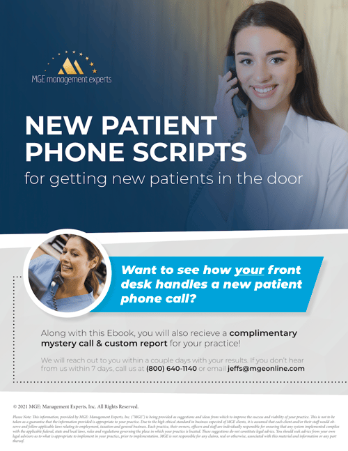 New Patient Phone Scripts: How to Get New Patients in the Door | E-Book